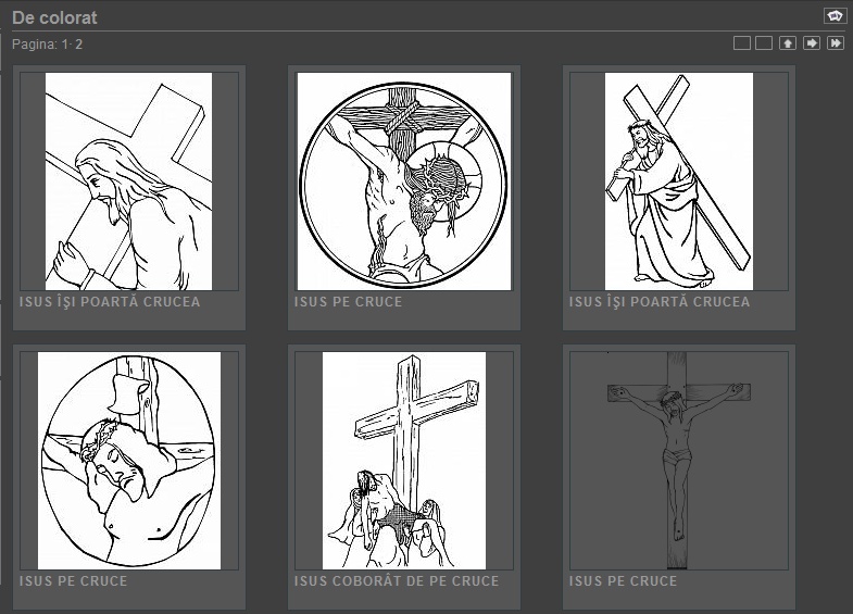 Răstignirea lui Isus: imagini de colorat | Resurse pentru cateheză